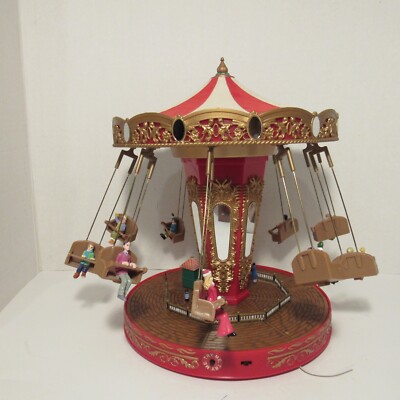 Mr Christmas Merry Brite Swing Musical Carousel, w/Various Christmas ...