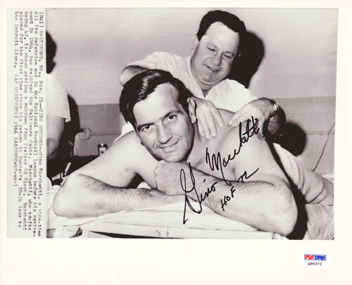 Gino Marchetti Autographed Signed 8x10 Photo Baltimore Colts PSA/DNA # ...