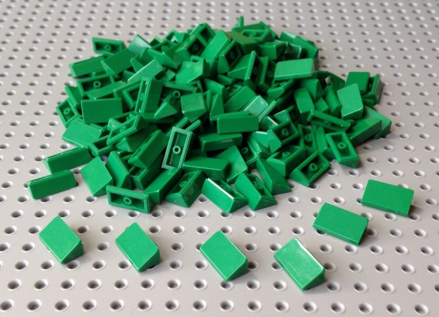 LEGO 1x2 Slope Tiles. Cheese Wedge Part 85984 X 9 Black Blue Purple ...