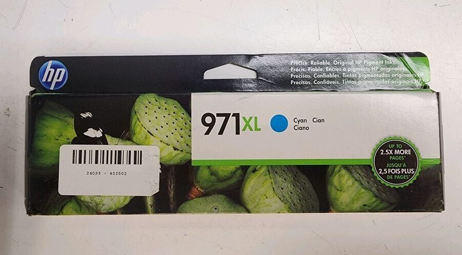 HP 971XL CN626AM Cyan High Yield Original Ink Cartridge NIB | eBay