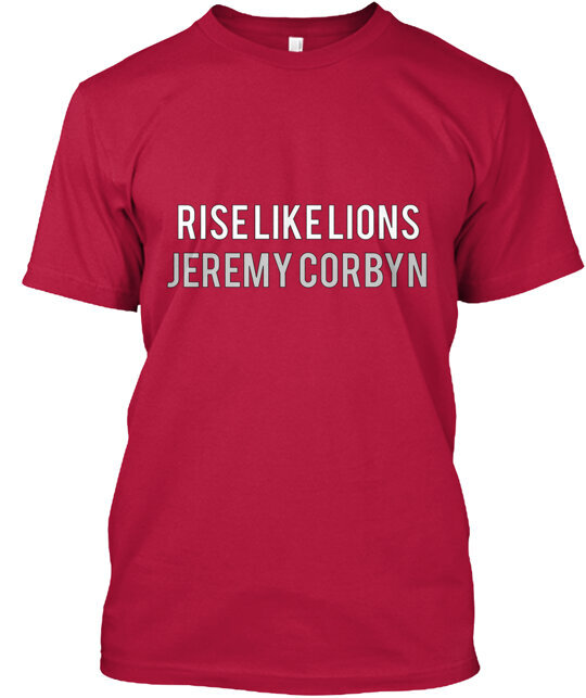 Jeremy Corbyn Rise Like Lions T-Shirt Made in the USA Size S to 5XL | eBay