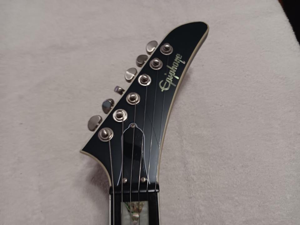 Repaired Epiphone Prophecy Explorer Electric Guitar - Satin Black | eBay