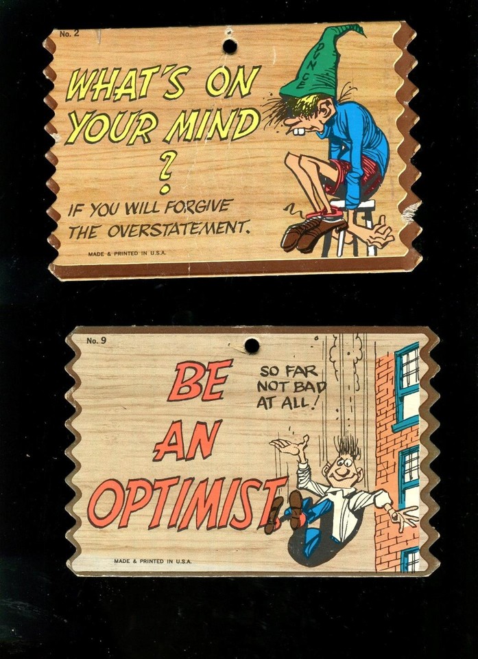 1968 TOPPS GIANT WACKY PLAKS HEAVY STOCK PICK ONE OR MANY!! | eBay