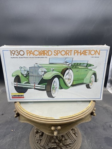 Lindberg 2102 1/32 Scale 1930 Packard Sport Phaeton Plastic Model Kit ...