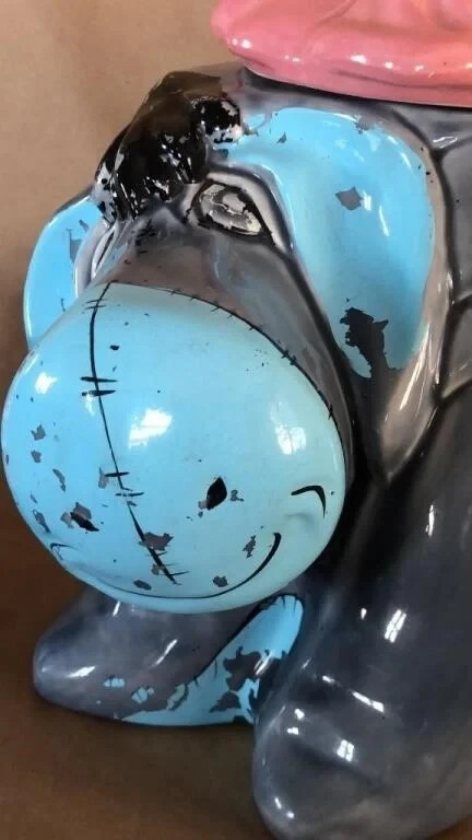Vintage Pre-1986 Rare Eeyore Walt Disney Cookie Jar Winnie the Pooh #901 USA | eBay