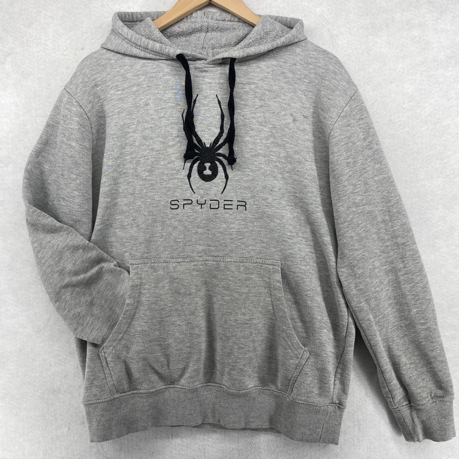 SPYDER Hoodie Mens M Fleece Lined Cotton Blend Sweatshirt Pullover ...