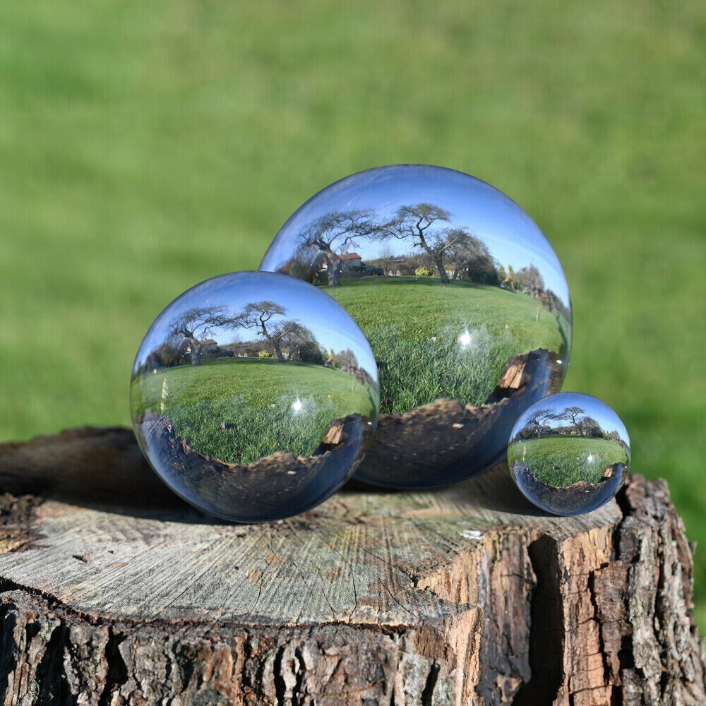 Floating Stainless Steel Gazing Balls