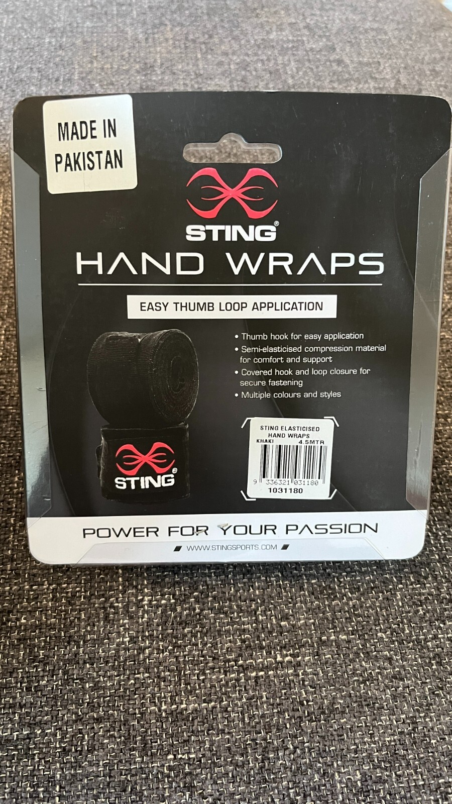 Crane Fitness Boxing Gloves One Size Fits Most plus Sting Hand Wraps | eBay