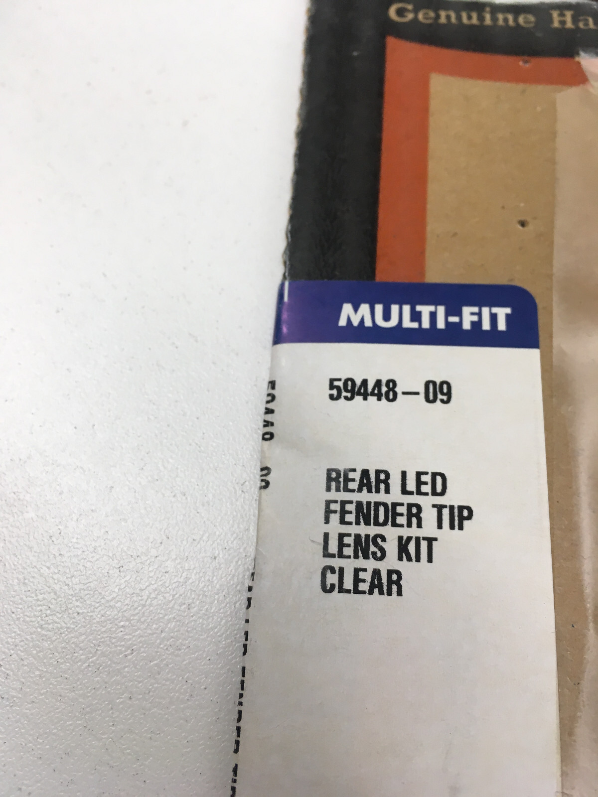 NOS OEM Genuine Harley Davidson Rear LED Fender Tip Lens Kit P/N 59448 ...