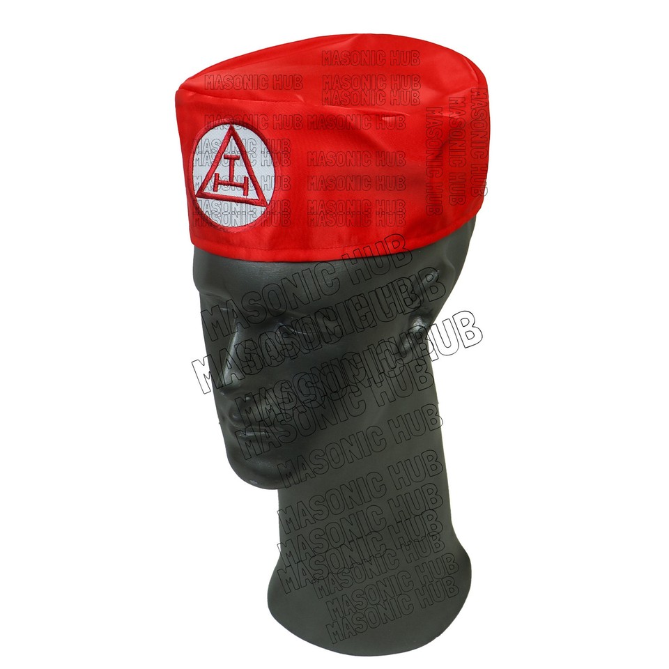 Royal Arch Masons Red Soft Cap with Royal Arch Emblem - Freemason ...