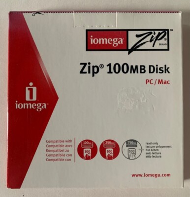 Iomega ZIP-Disk 100 MB - NEW and sealed - Paper case | eBay UK