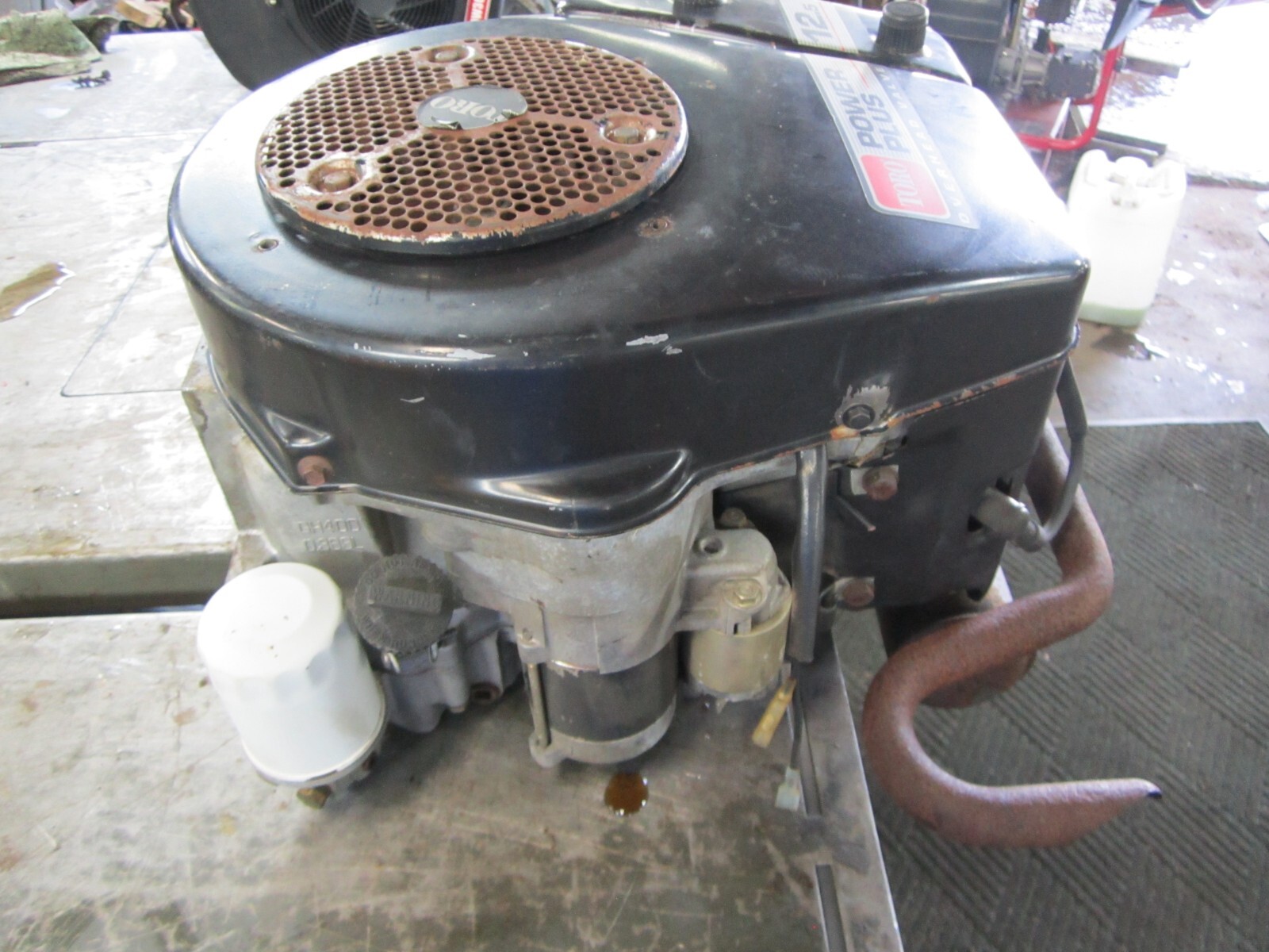 TORO POWER PLUS 12.5HP GOOD RUNNING ENGINE MOTOR E125V | eBay