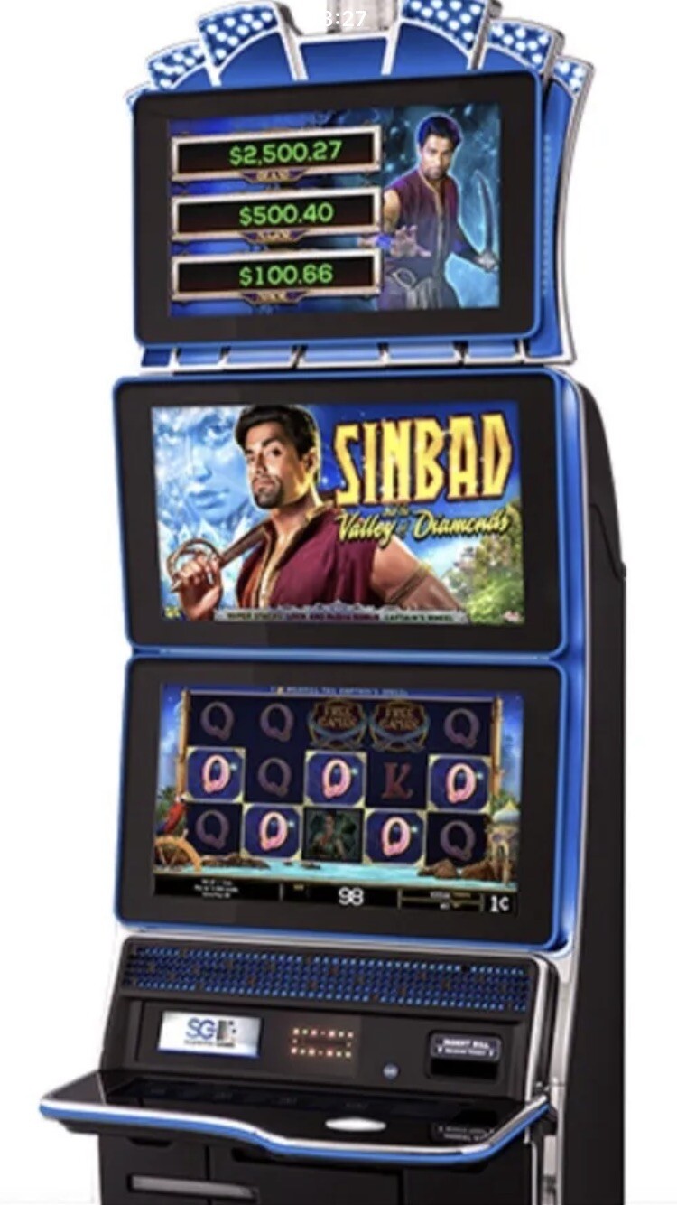 SG SCIENTIFIC GAMES BALLY Twinstar SOFTWARE Sinbad and the Valley of ...