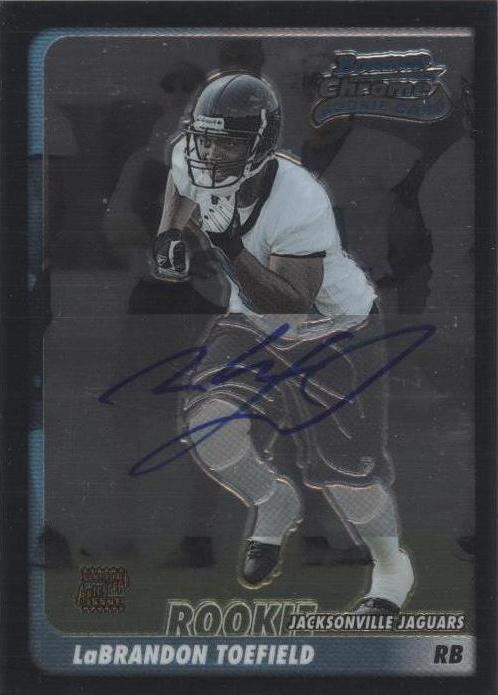 2003 Bowman Chrome - LaBrandon Toefield #243 (AU, RC) for sale online ...