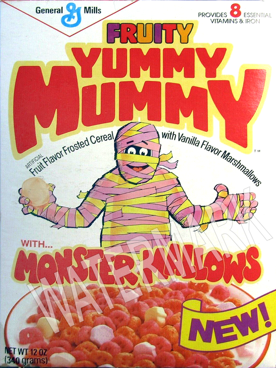 Yummy Mummy Cereal Box