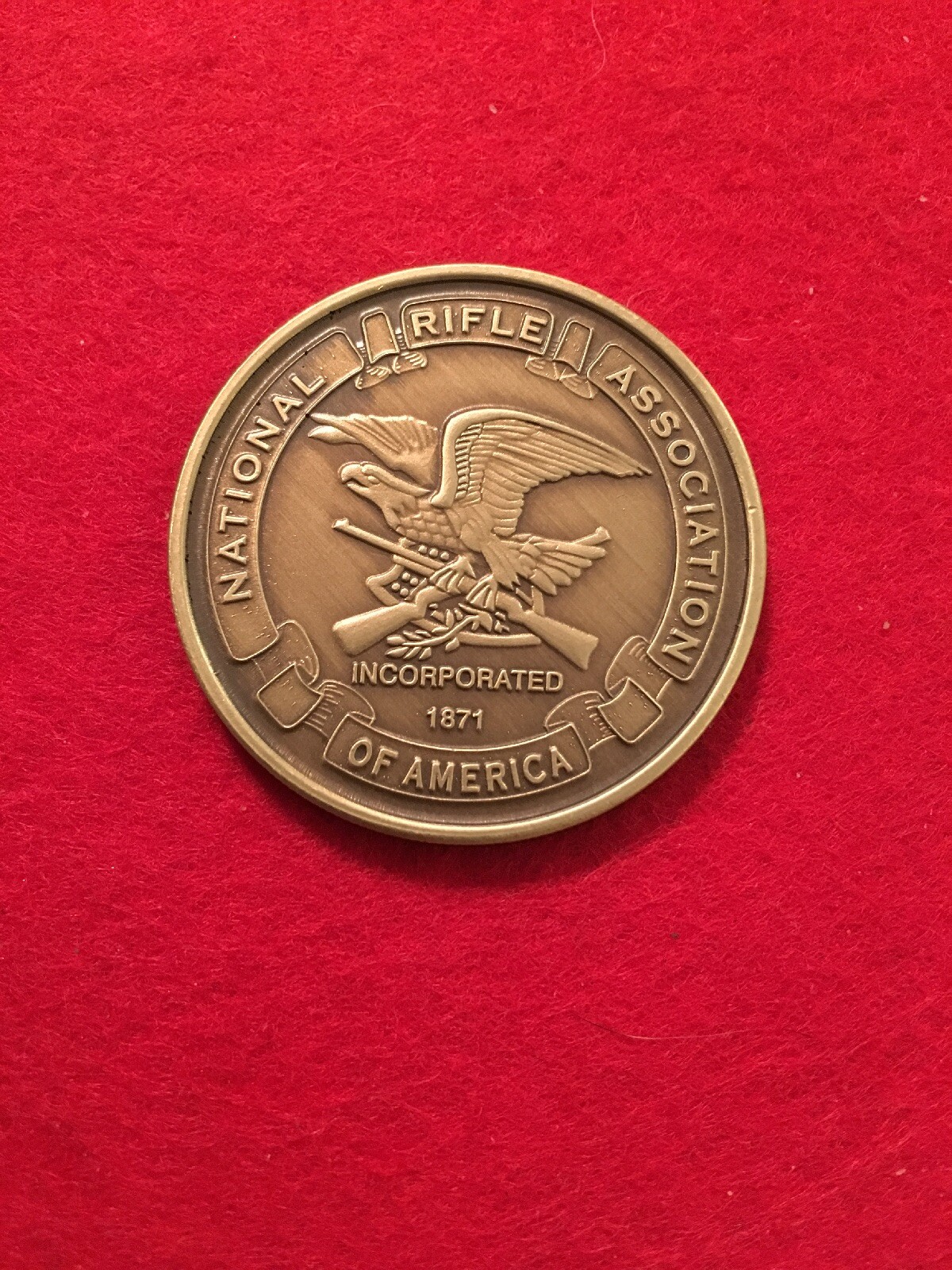 CHALLENGE COIN TOKEN NATIONAL RIFLE ASSOCIATION NRA M1903 SERIES ...