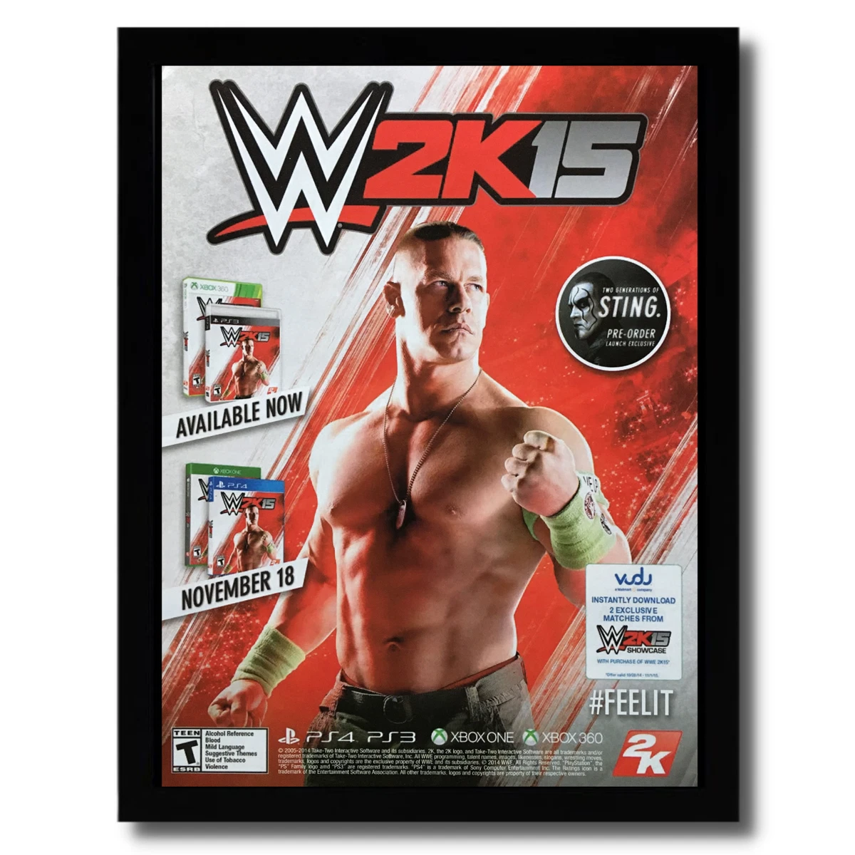 Wwe 2k15 John Cena Cover Ps3