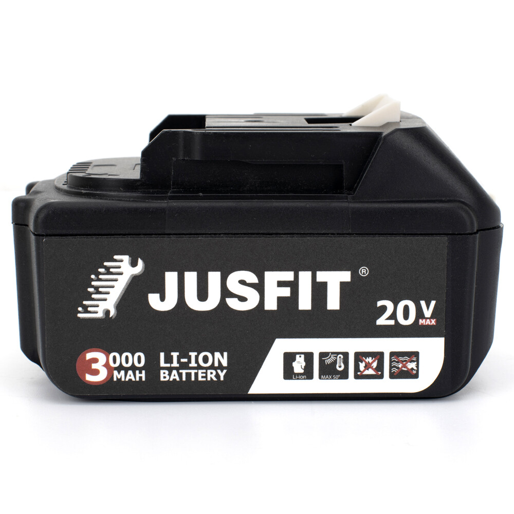 JUSFIT 20V 3.0AH Lithium-Ion Battery Charger For Makita 18V BL1830 ...
