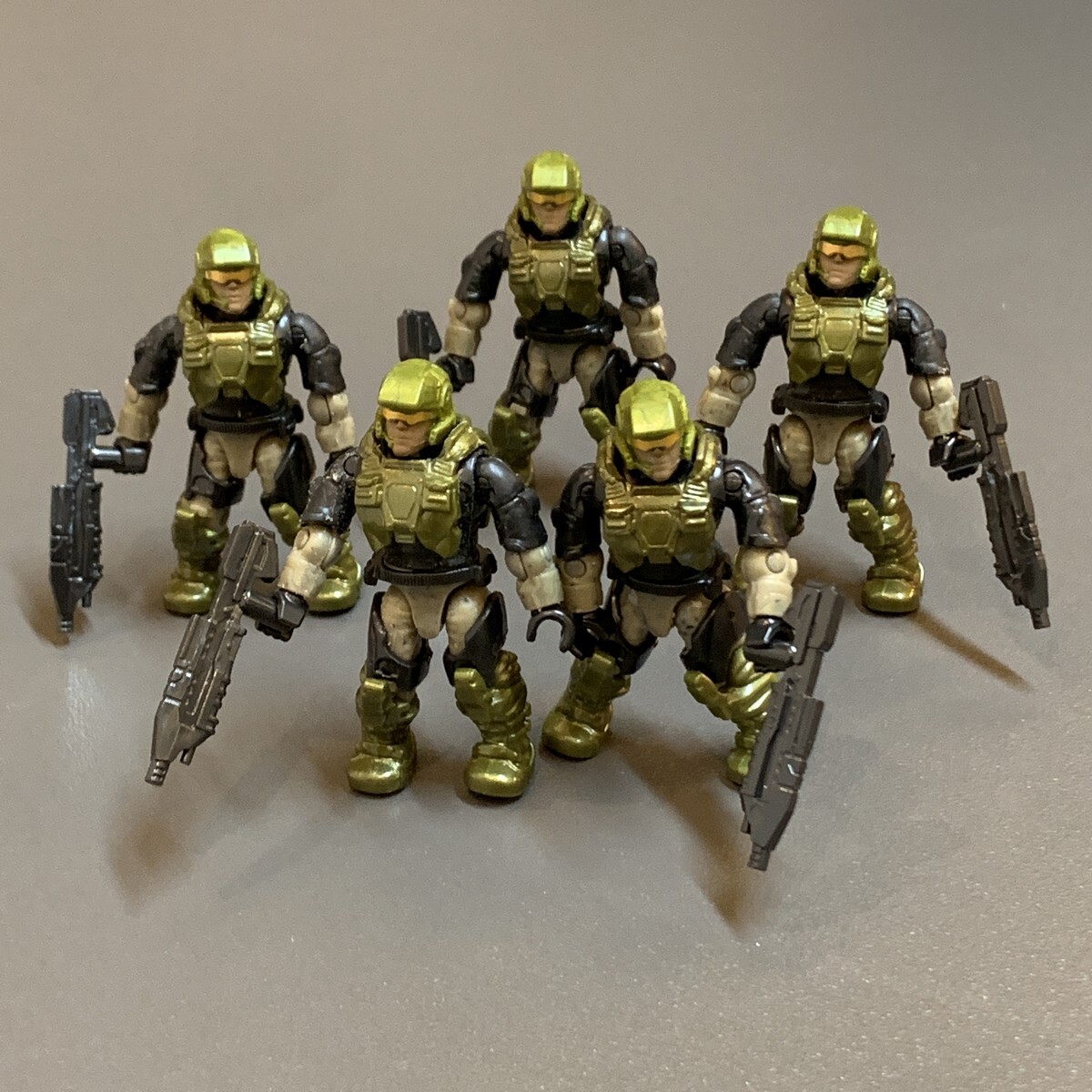 5X HALO Mega Construx UNSC Marine v2 FIGURES 2019 GFT67 UNSC Marine ...