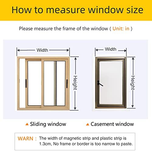 Magnetic Window Insulation Kit - Heavy Duty Window Insulation Film with ...