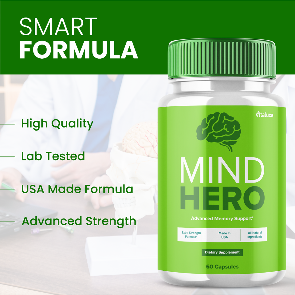Mind Hero Brain Supplement, MindHero Cognitive Support for Memory (60 Capsules) | eBay