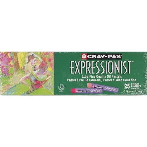 Sakura Cray-Pas Expressionist Oil Pastels 25/Pkg-Assorted Colors XLP25 ...