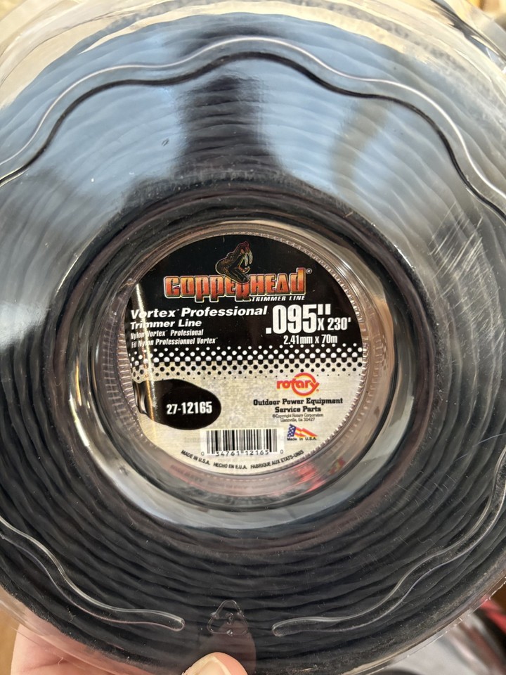 Copperhead Vortex Professional Trimmer String .095"×230 feet # 27-12165 ...