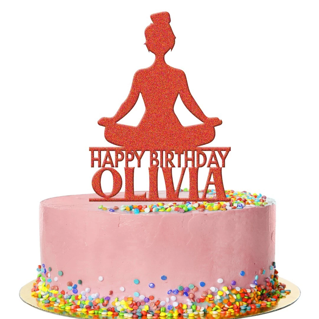 Yoga Cake Topper