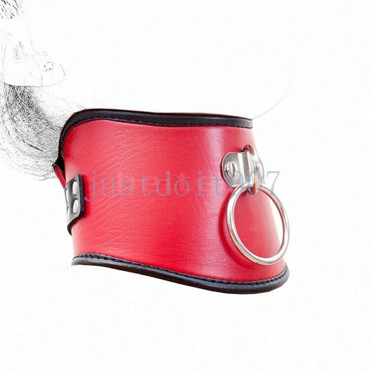 Artificial Leder Lock Posture Collar Restraint Restraint Straightens ...