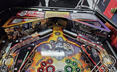 The Mandalorian Pinball Mod DECAL Apron Wall ( SOLD AS A PAIR) | eBay