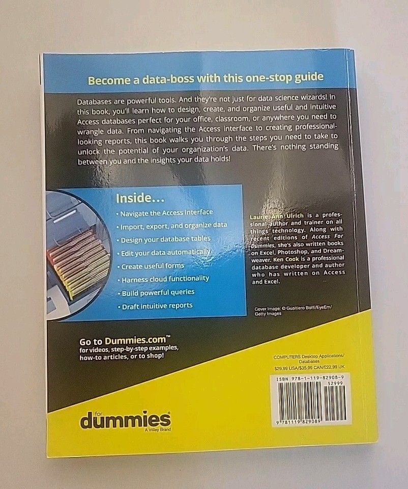Access for Dummies by Ken Cook and Laurie A. Ulrich (2021, Trade ...