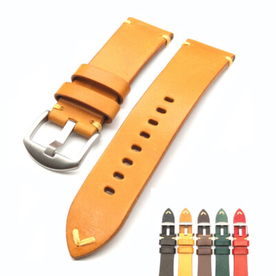 Watch Bands Top Layer Cowhide Genuine Leather Wristwatch Straps Part ...