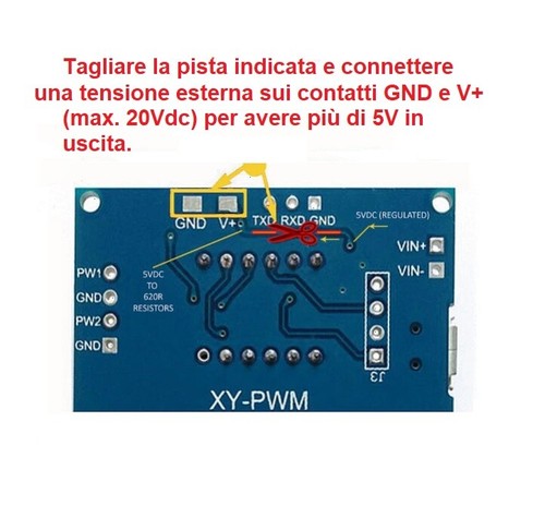 MODULO GENERATORE DI SEGNALI PWM DI FREQUENZA IMPULSI AD ONDA QUADRA ...