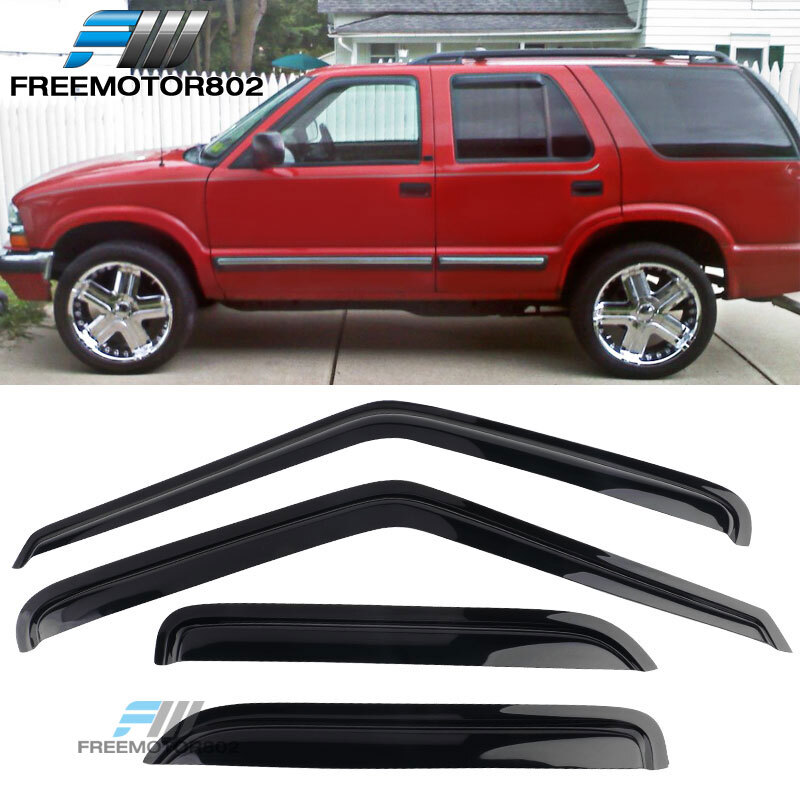 Fit 95-05 Chevy S10 Blazer Sonoma Jimmy Window Visor Rain Sun Guard ...