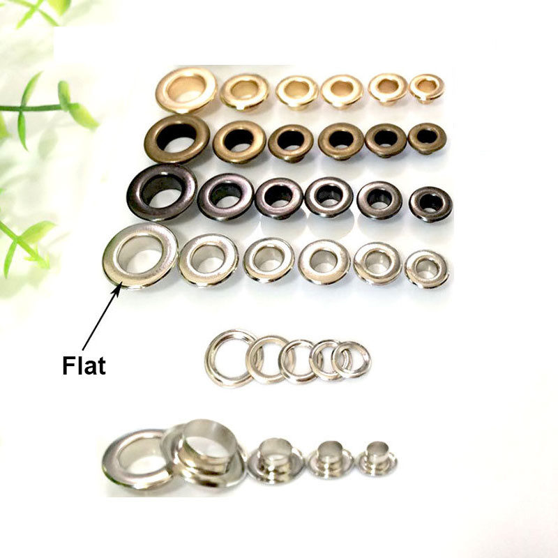 Brass Eyelet with Washer 3.5 4 5 6 8 10 12 14 15mm Grommet Rivet Craft ...