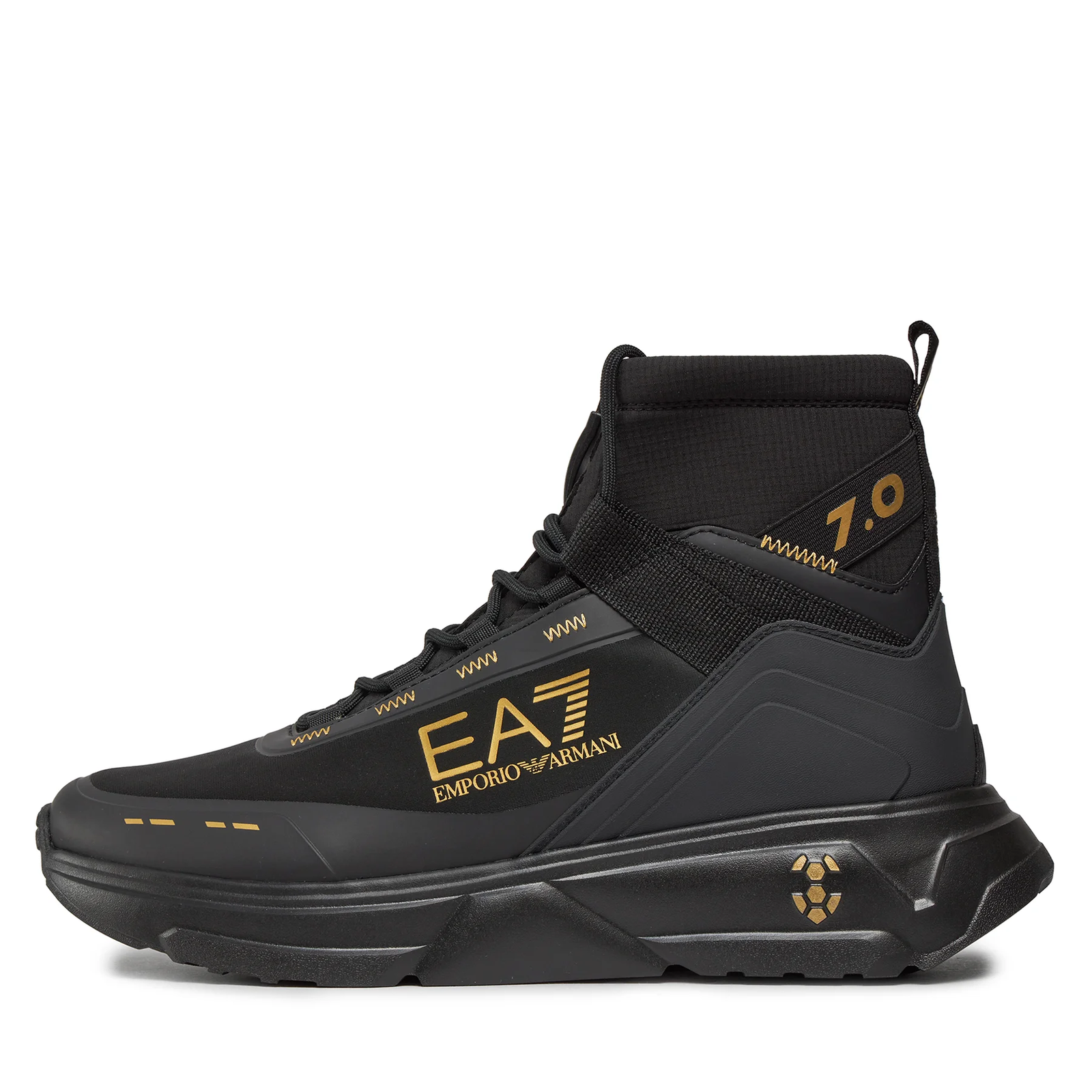 Shoes Sneaker EMPORIO ARMANI EA7 Man Sz. US 6 X8Z043XK362 M700 Black | eBay