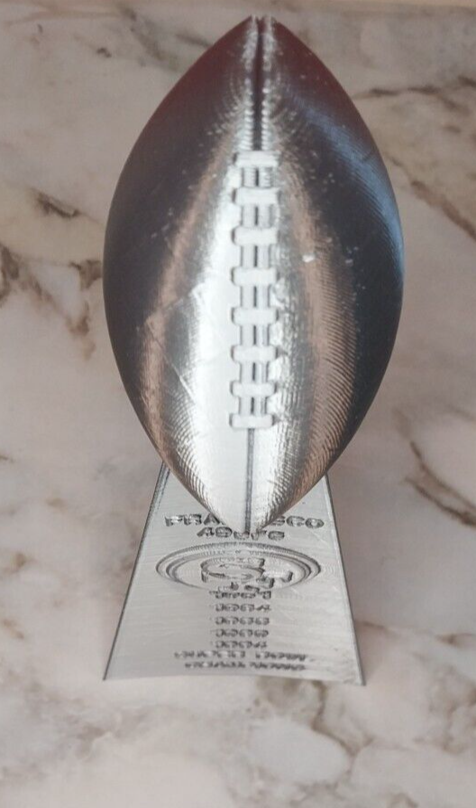 49'ers Lombardi Trophy, Large 10-inches tall, New 2025 OR Individual ...