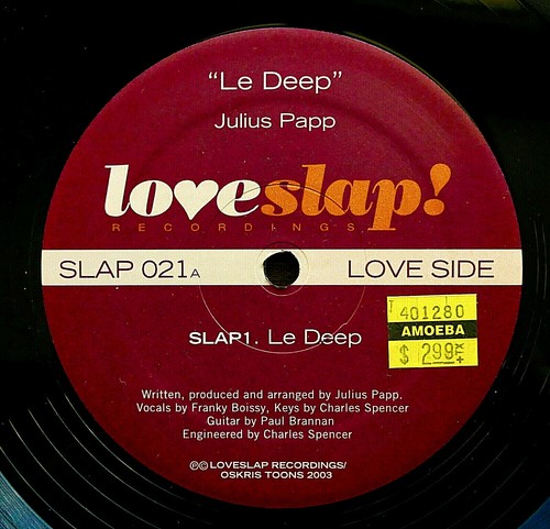 JULIUS PAPP LE DEEP SLAP021 Loveslap Recording 2003 Orig Cover Drum De Voodoo 3 | eBay