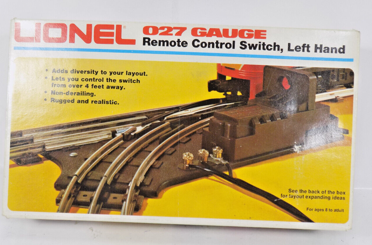 O27 / Lionel / Left Hand SWITCH / TRACK / Manual Control / 6-5121 ...