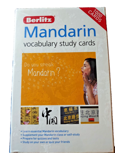 BERLITZ MANDARIN VOCABULARY STUDY CARDS (BRAND NEW) | eBay