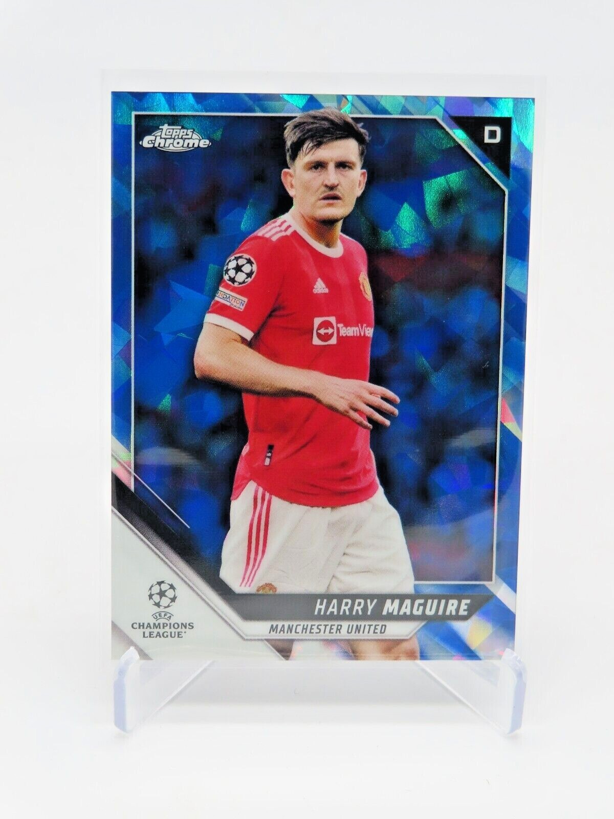 2021-22 Topps Chrome UEFA Sapphire HARRY MAGUIRE #32 Manchester United ...