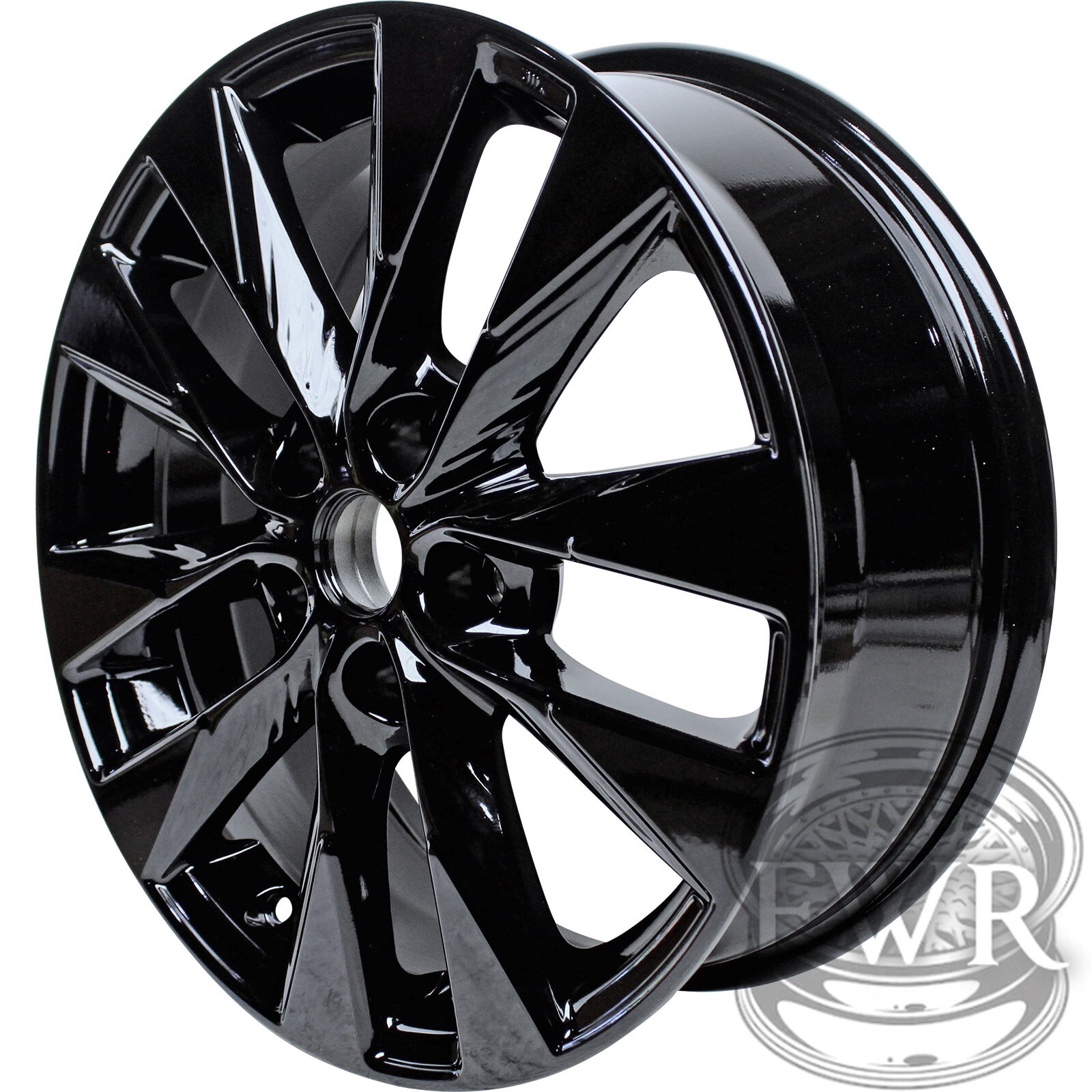 New 17" Gloss Black Alloy Wheel Rim for 2016-2019 Nissan Sentra ...