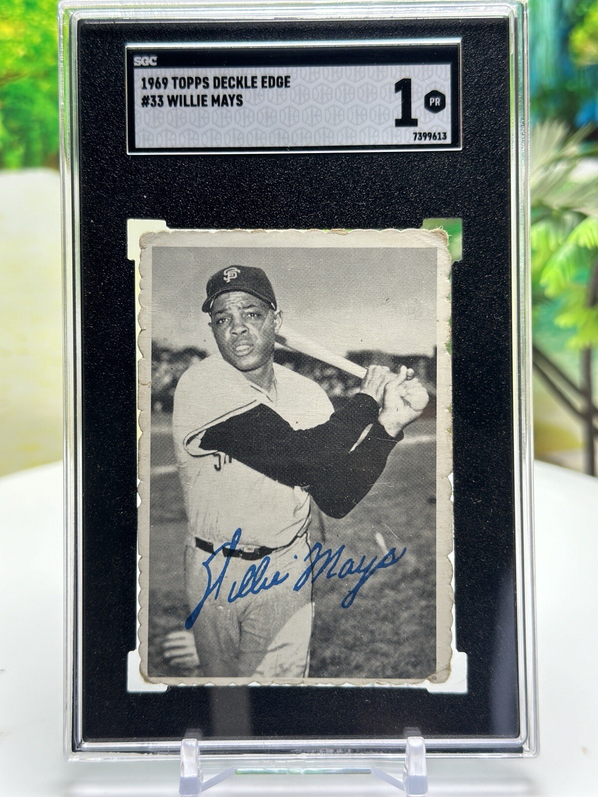 1969 Topps deckle edge Willie Mays SGC 1 | eBay