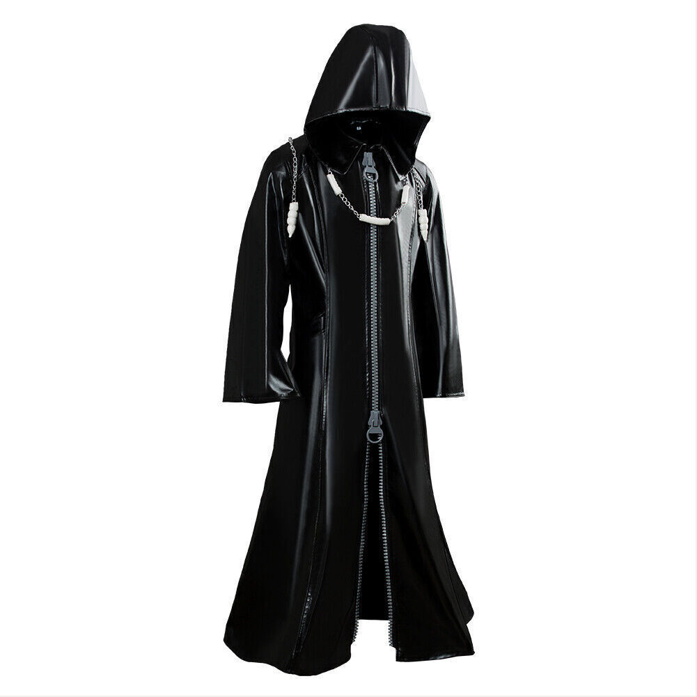 Kingdom Hearts Cosplay Organization XIII 2-WAY-BIG-ZIPPER Costume Coat ...