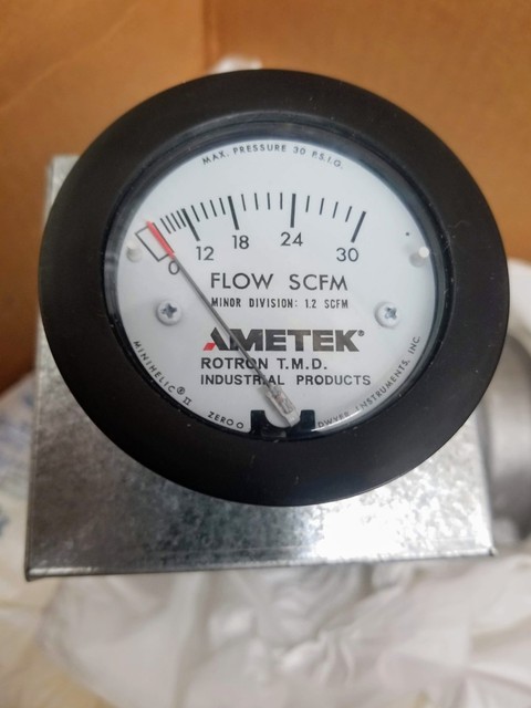 AMETEK Aluminium Air Flow Meter Rotron Fm20c030q 550599 Surplus NOS for ...