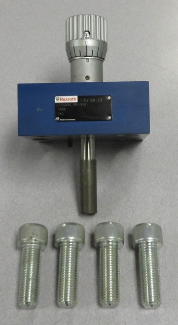 Rexroth Flow Control Valve W/bolt Kit M/n Lfr40h4-1x/fx20 7920 783 for ...