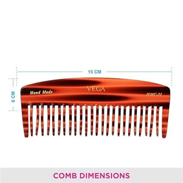 Vega Handmade Comb - Large De-tangling HMC-21 1 Pcs | eBay