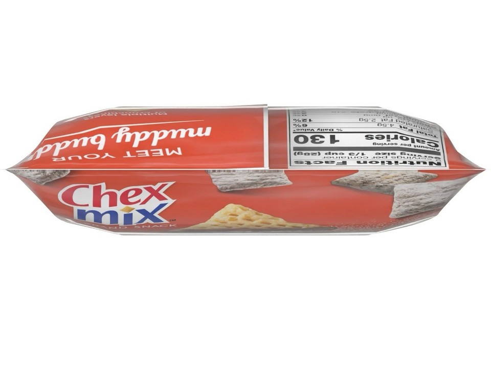 ⚫️ New Simply Chex Mix Muddy Buddies Peanut Butter Chocolate Coated ...