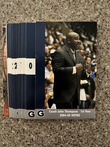Georgetown Hoyas 2004-05 Team Police Set Rare Jeff Green Roy Hibbert 1 ...