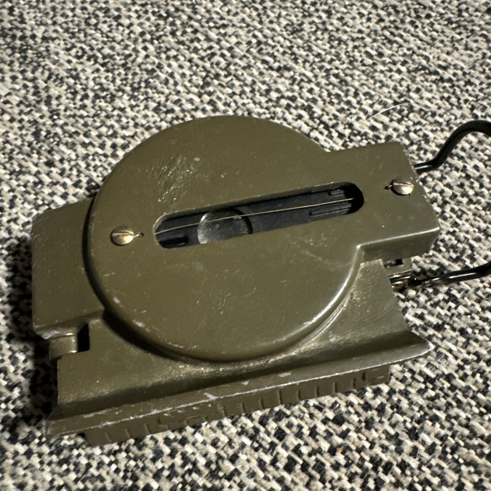 WW2 Lensatic Compass - Vintage Green Metal No Date or Make | eBay